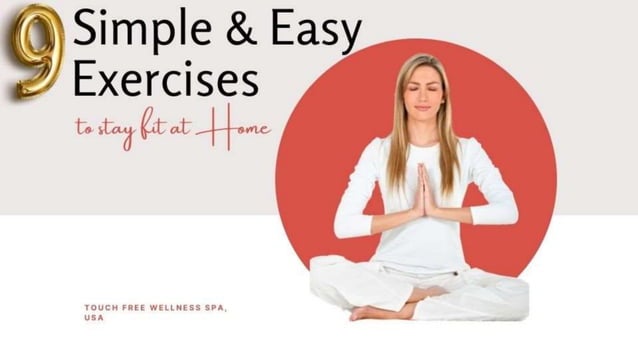 9 Simple and Easy Exercises to stay fit | PPT