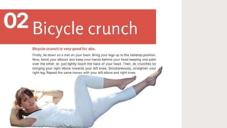 9 Simple and Easy Exercises to stay fit | PPTX