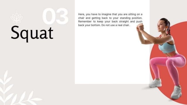 9 Simple and Easy Exercises to stay fit | PPTX