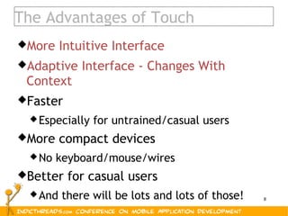 Understanding the Touch Interface | ODP