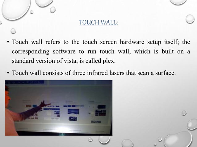 Touchless Touch screen technology | PPTX | Consumer Electronics | Technology & Computing