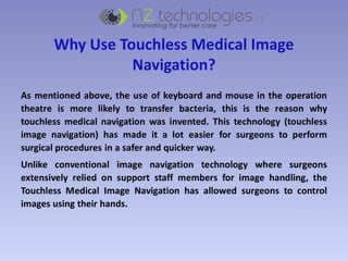 Touchless Medical Image Navigation - The Future of Healthcare | PPT