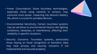 TOUCH LESS TOUCH SCREEN PRESENTATION ON PPT | PPT