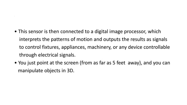 Touchless touchscreen technology | PPTX