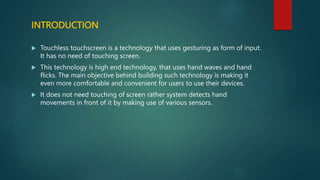 Touchless touch screen technology.pptx