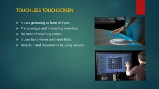 Touchless touch screen technology.pptx