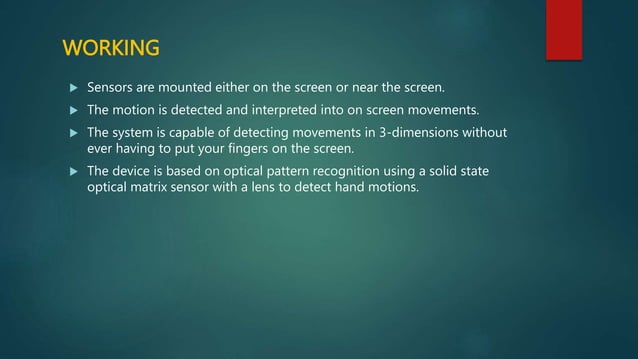 Touchless touch screen technology.pptx