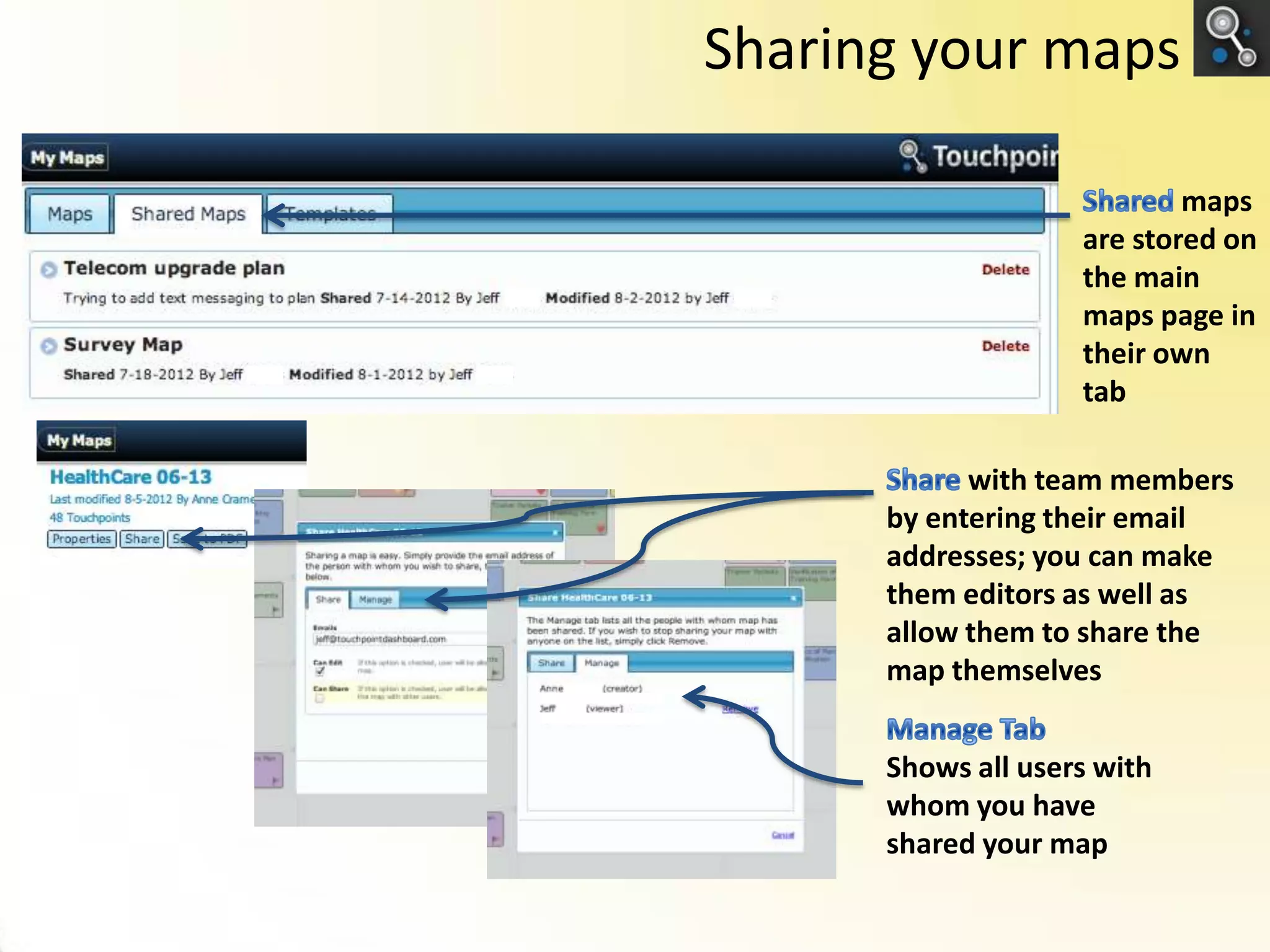 Touchpoint Dashboard, Customer Journey Mapping software | PPT