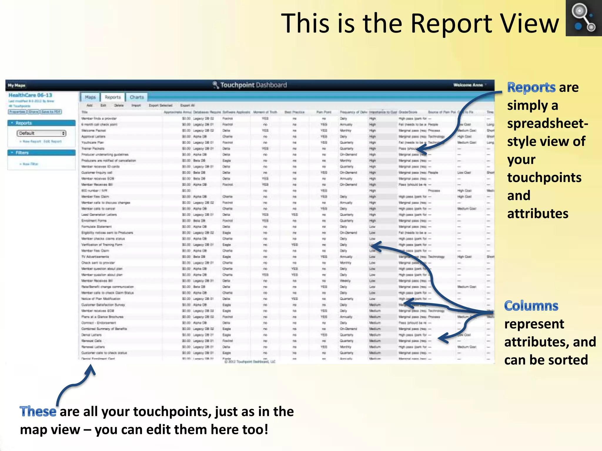 Touchpoint Dashboard, Customer Journey Mapping software | PPT