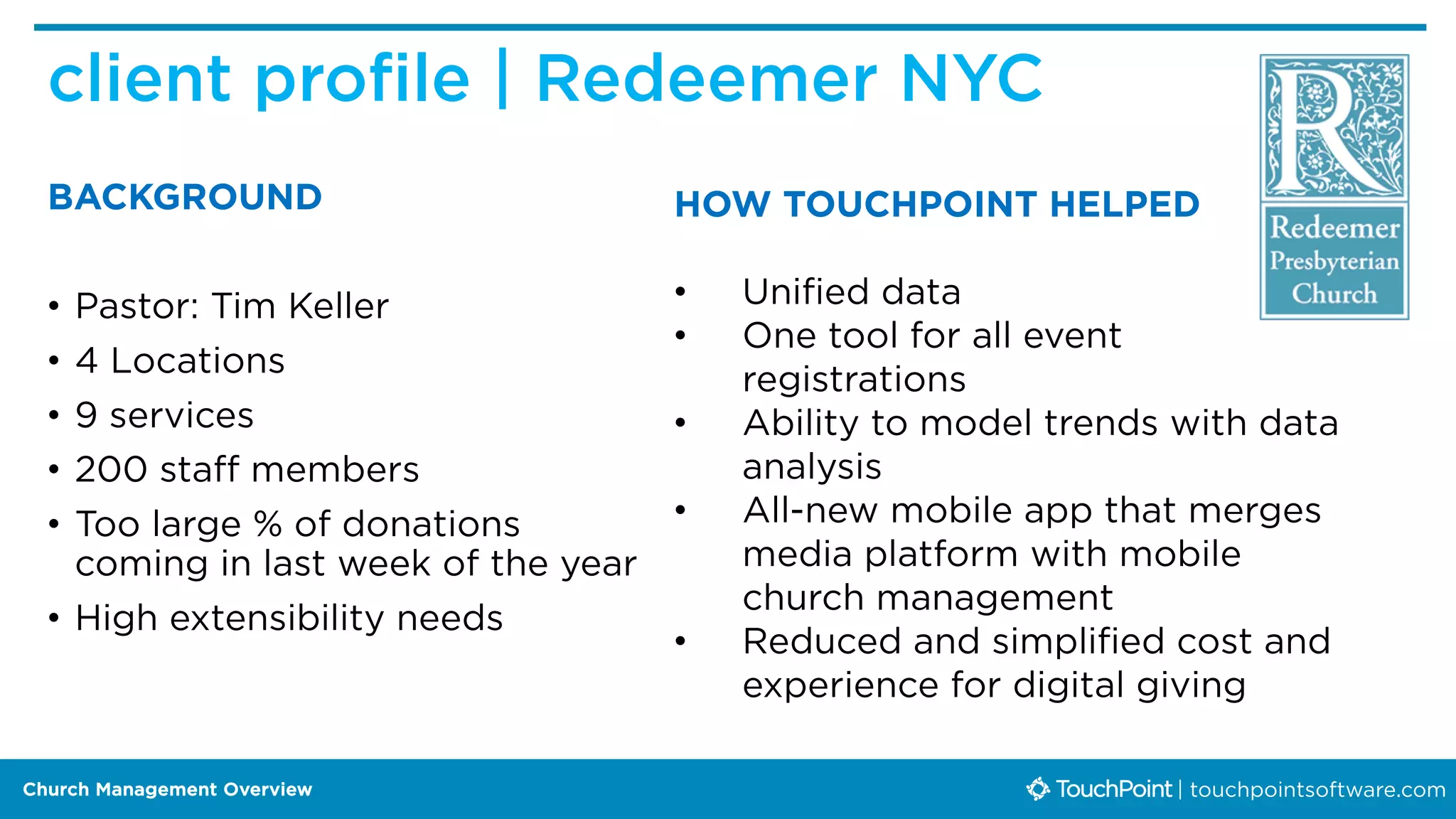TouchPoint Church Management Software | PDF