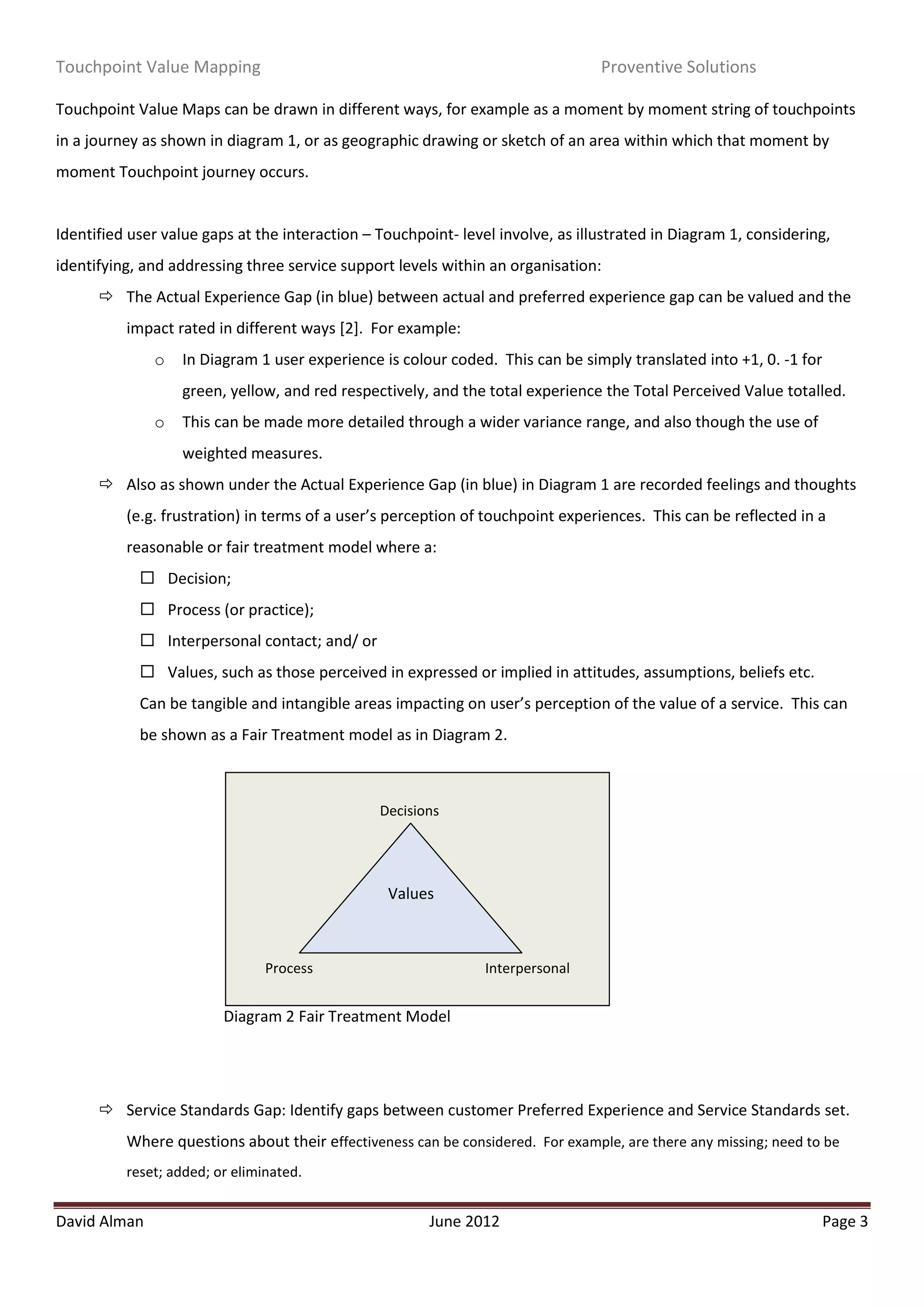Touchpoint Value Mapping | PDF