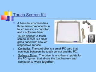 Touch screen technology | PPT