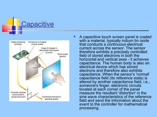 Touch screen technology | PPT