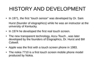 Touchscreen | PPT