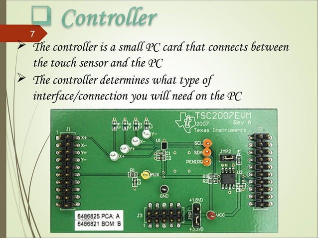 Touchscreen working and Types... (y) | PPT