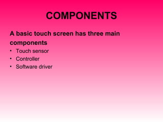 Touch screen | PPT