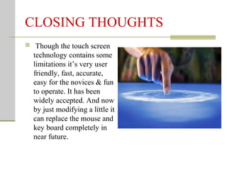 Touchscreen imp | PPT