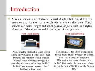 Touchscreen imp | PPT