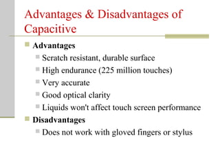 Touchscreen imp | PPT