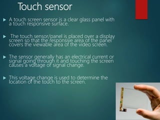 Touch screen and Touchless technology | PPTX