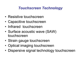 Touch screen sensor | PPT
