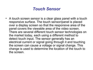 Touch screen sensor | PPT