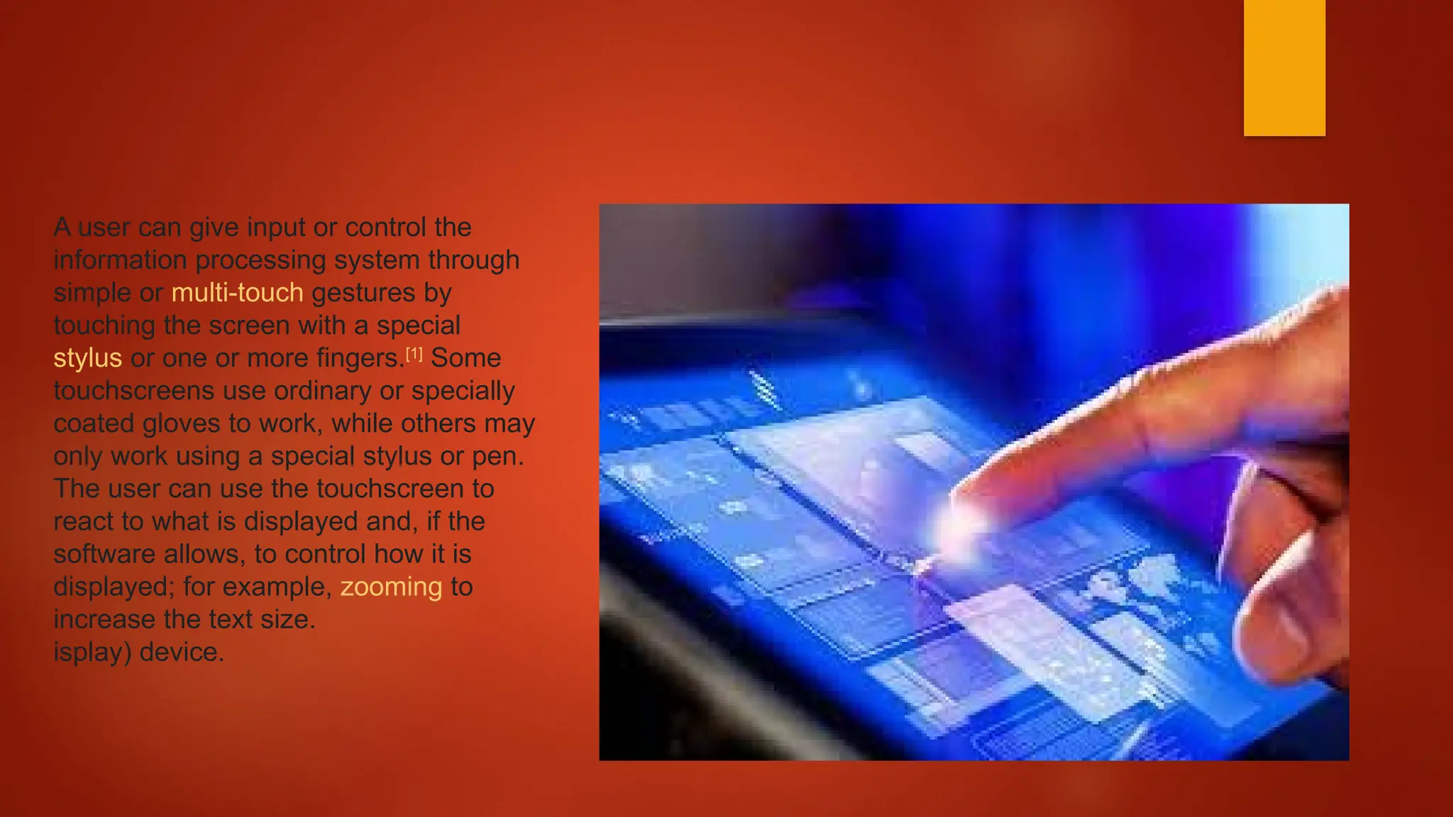 Touchscreen Technology used now -1.pptx