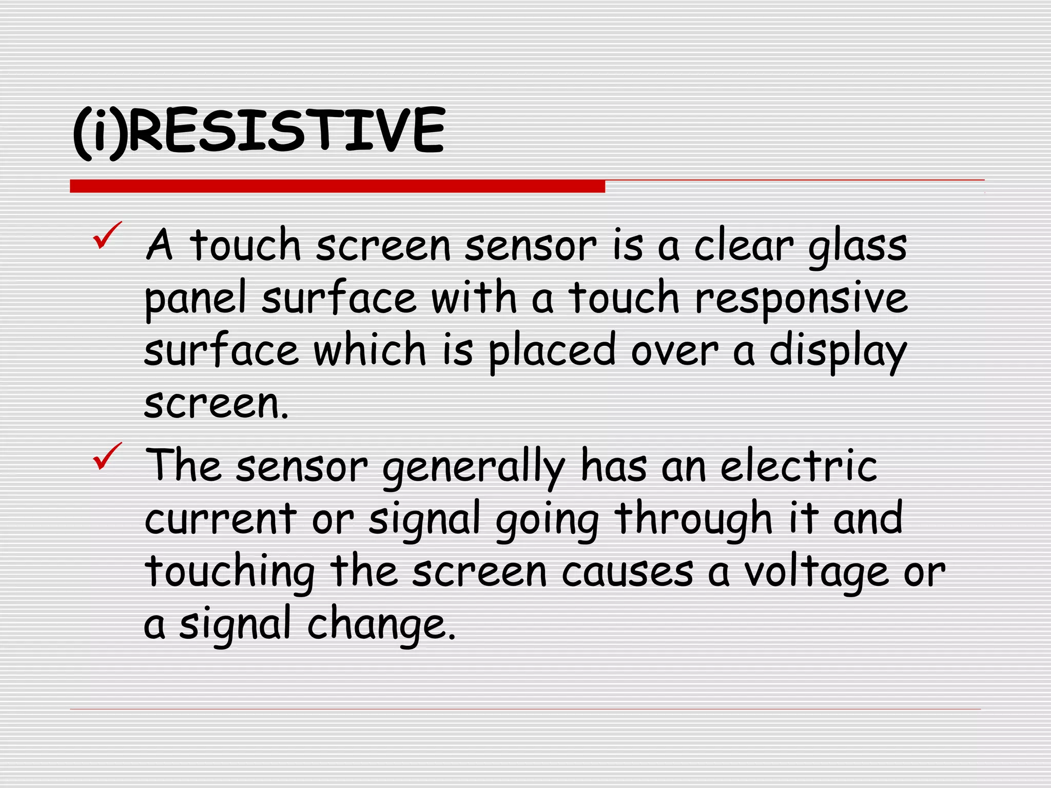 Touch screen technology | touch screen in moti nagar | | PPT