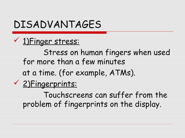 Touch screen technology | touch screen in moti nagar | | PPT