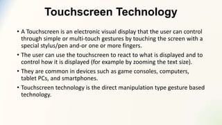 Touchscreen Technology | PPT