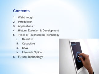 Touch screen technology | PPTX