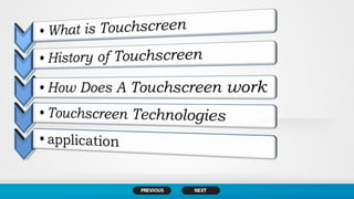 Touch sensor | PPT