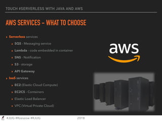 Touch serverless with Java and AWS | PPT