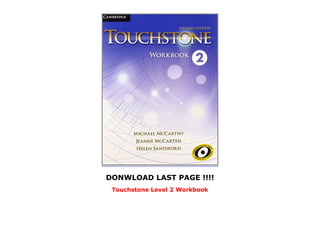 Touchstone Level 2 Workbook | PDF