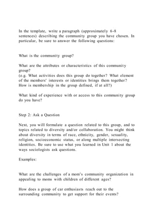 Touchstone 1 developing a research plan scenario imagine | DOCX