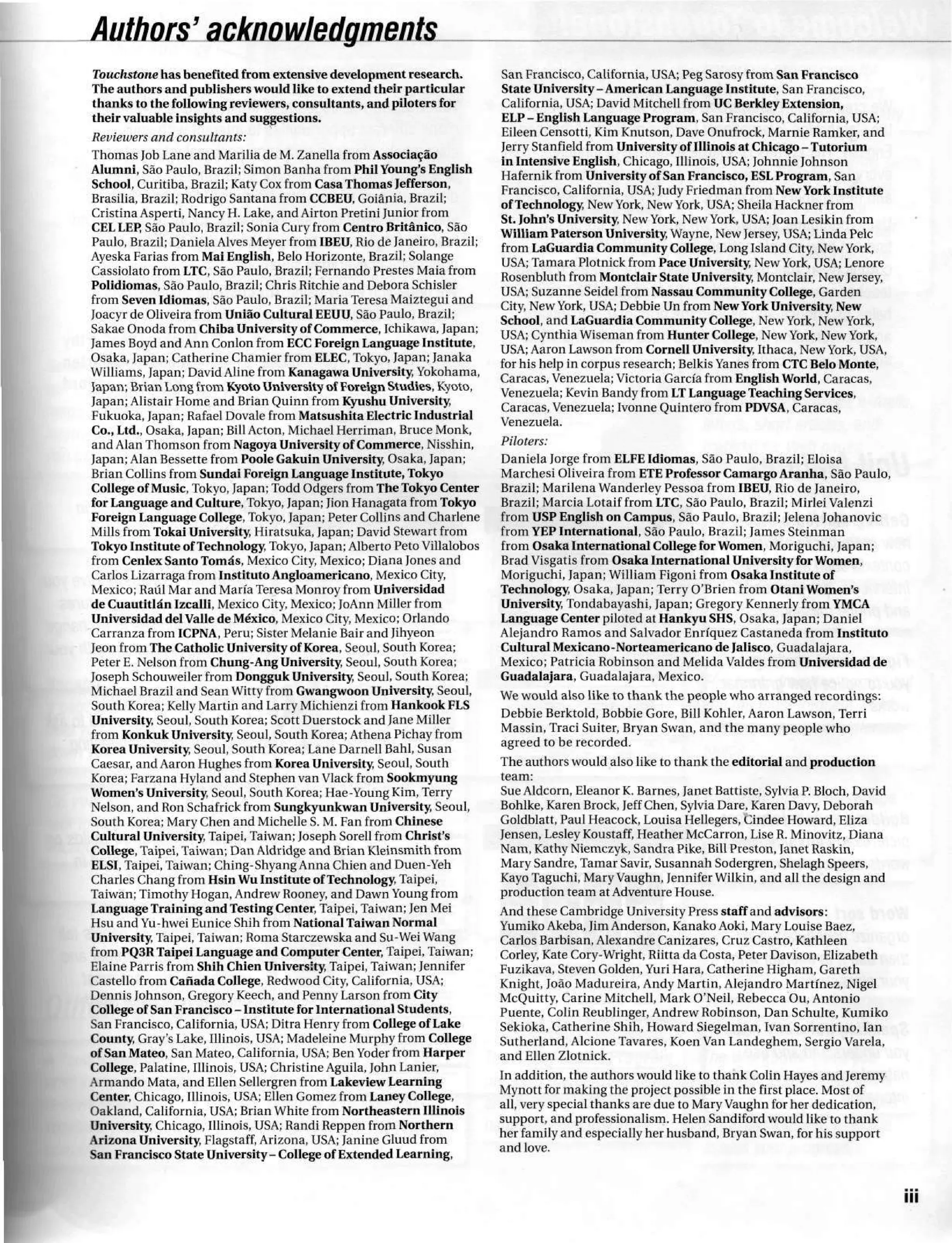 Touchstone 2 student book | PDF