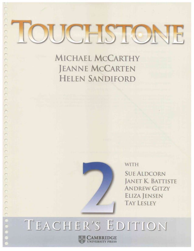 Touchstone 2 teacher's | PDF