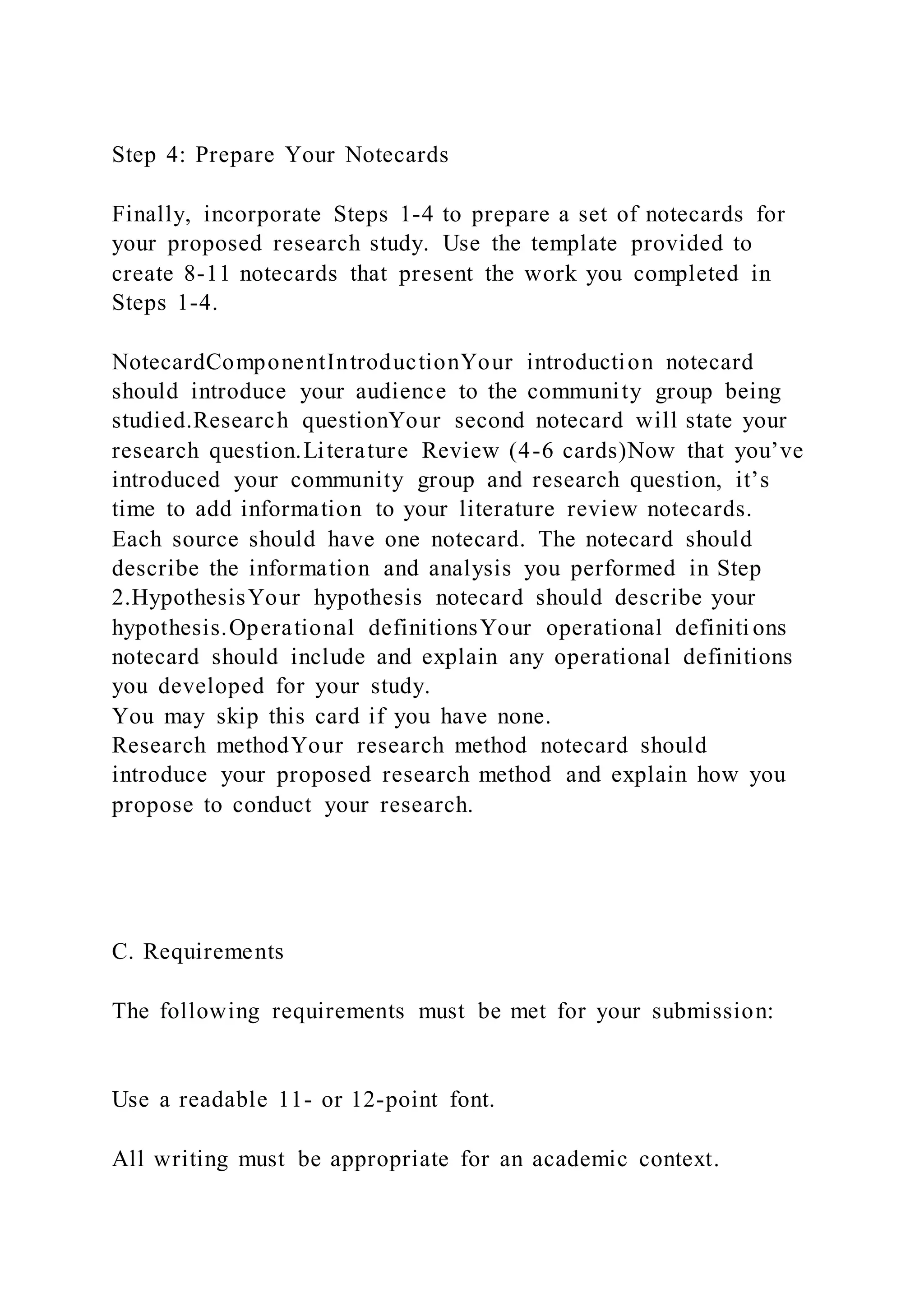 Touchstone 3 presenting a research plan scenario your | DOCX