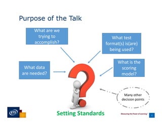 Perspectives 2020: Richard Tannenbaum - Interaction of Policy and Methodology in Standard ...