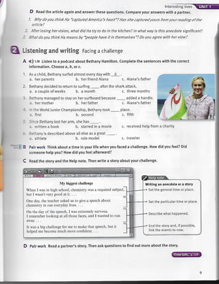 Touchstone level 4 Student's Book Unit 1 | PDF