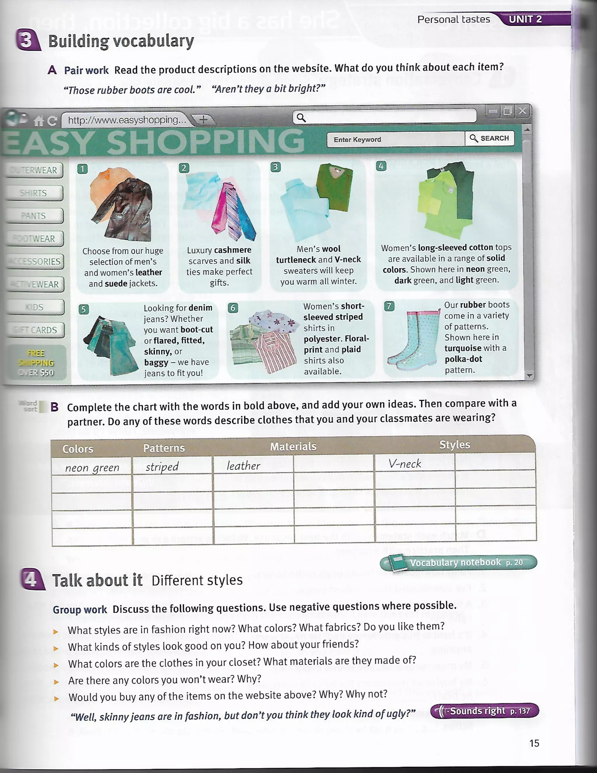 Touchstone level 4 unit 2 | PDF