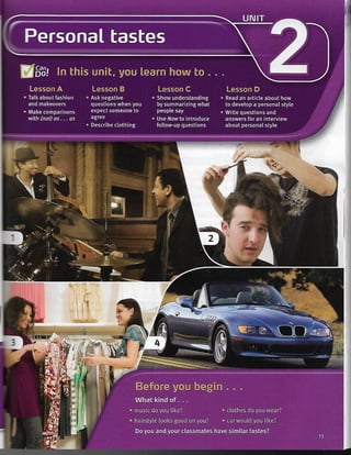 Touchstone level 4 unit 2 | PDF