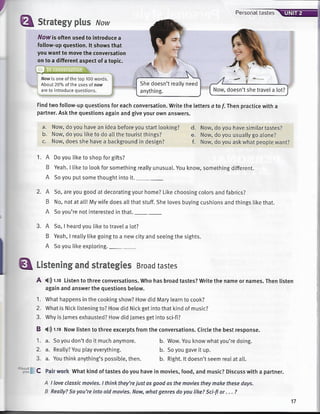 Touchstone level 4 unit 2 | PDF