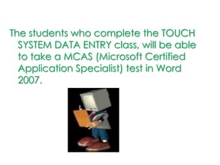 Touch System Data Entry | PPT