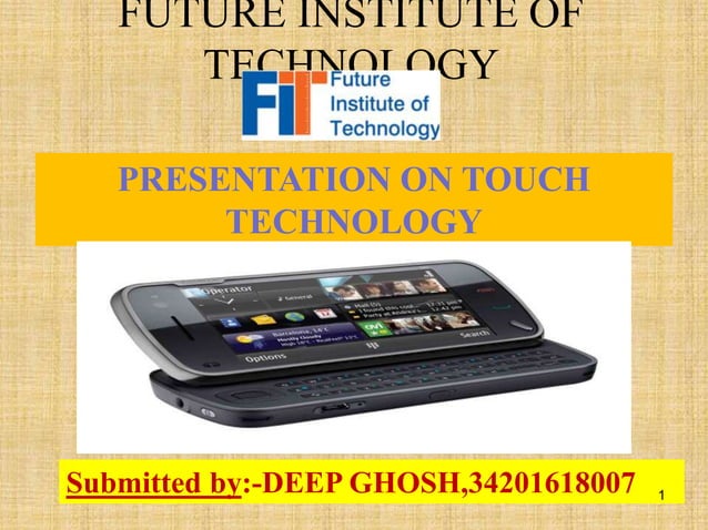 Touch technology | PPT