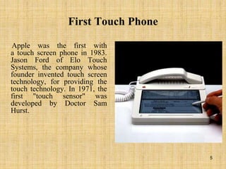 Touch technology | PPT