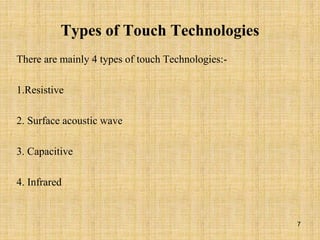Touch technology | PPT