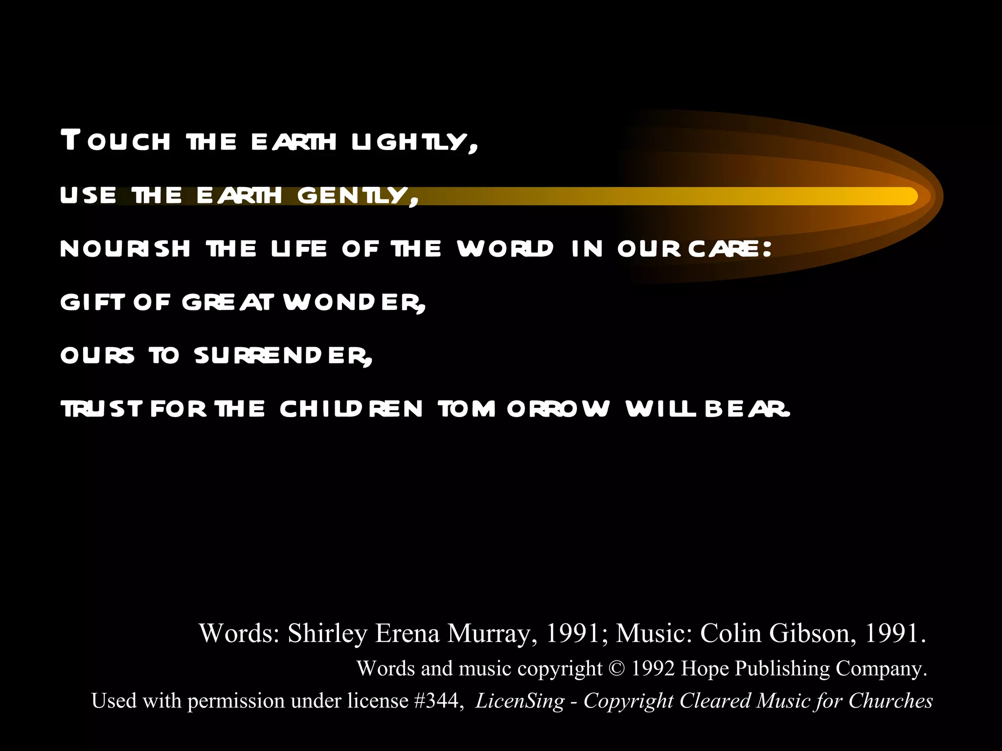 Touch the earth | PPS