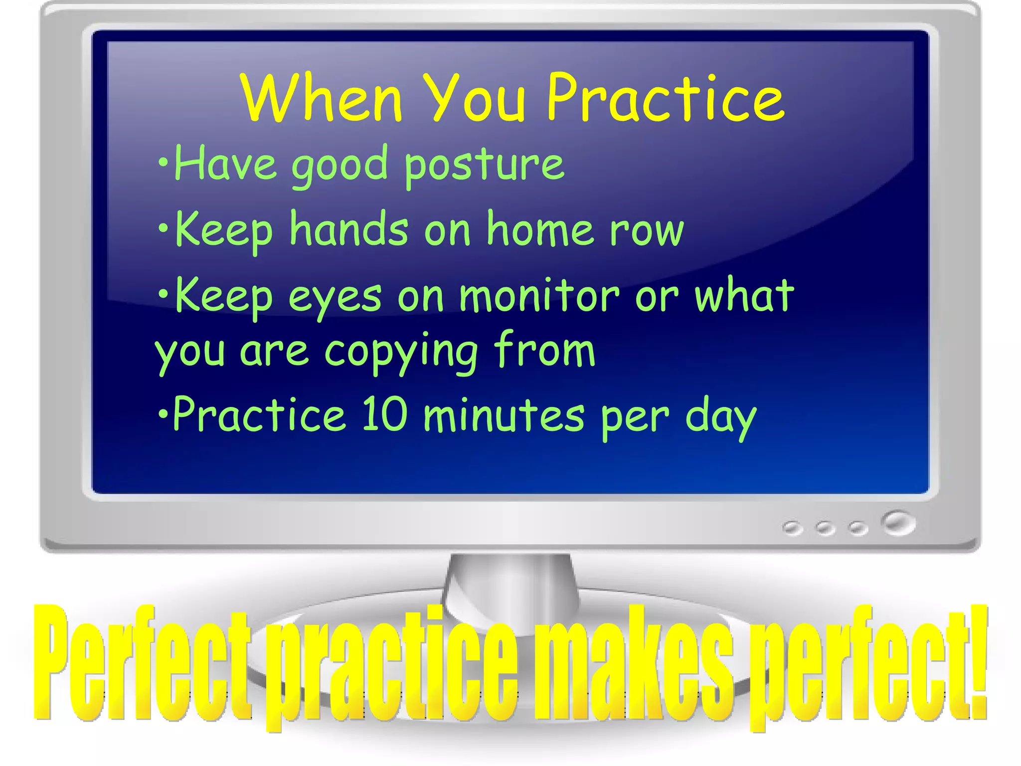 Touch Typing Tips | PPT