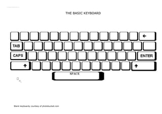 Touchtyping Skills Worksheet A (v1) | PDF